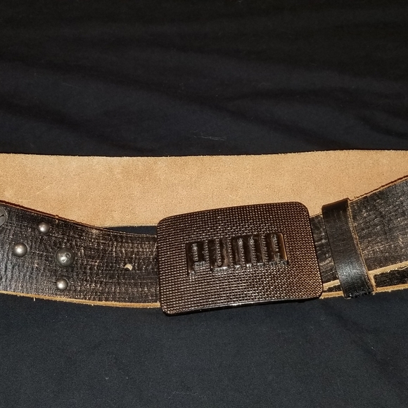 Puma | Other | Puma Genuine Leather Studded Belt | Poshmark